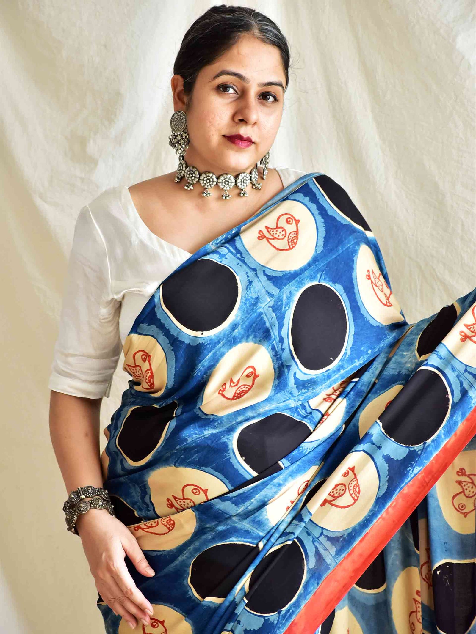 Buy Designer Indian Sarees Online - Sundraii Handmade