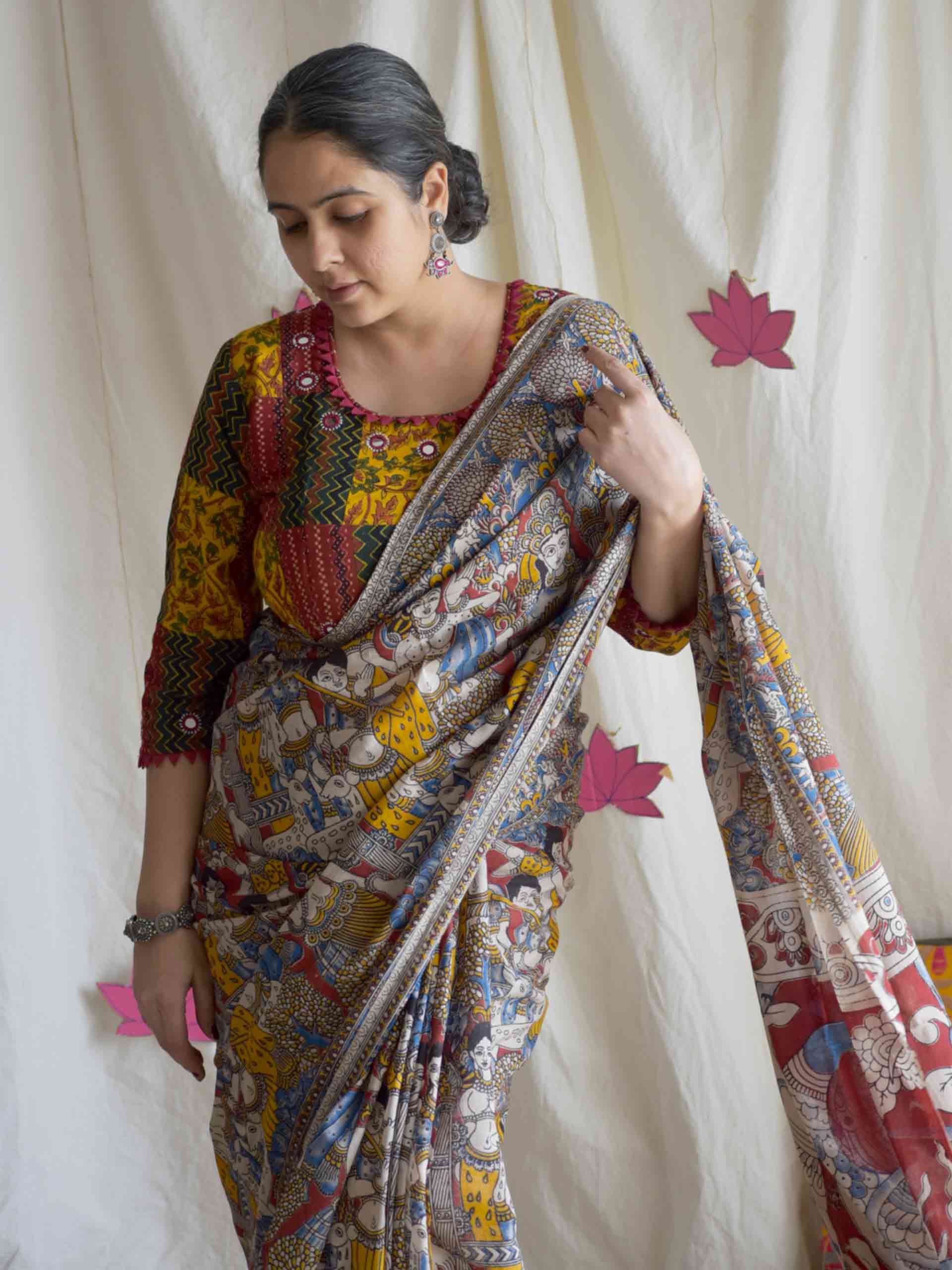 Buy Pure Cotton Saree Online - Trendy & Printed
