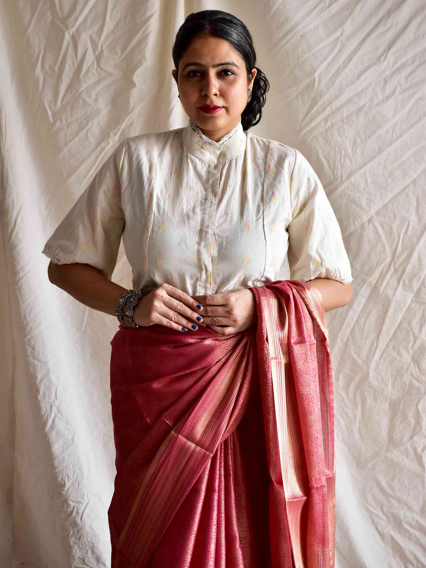 Trendy Indian Saree Blouses | Buy Readymade Cotton Blouse Online