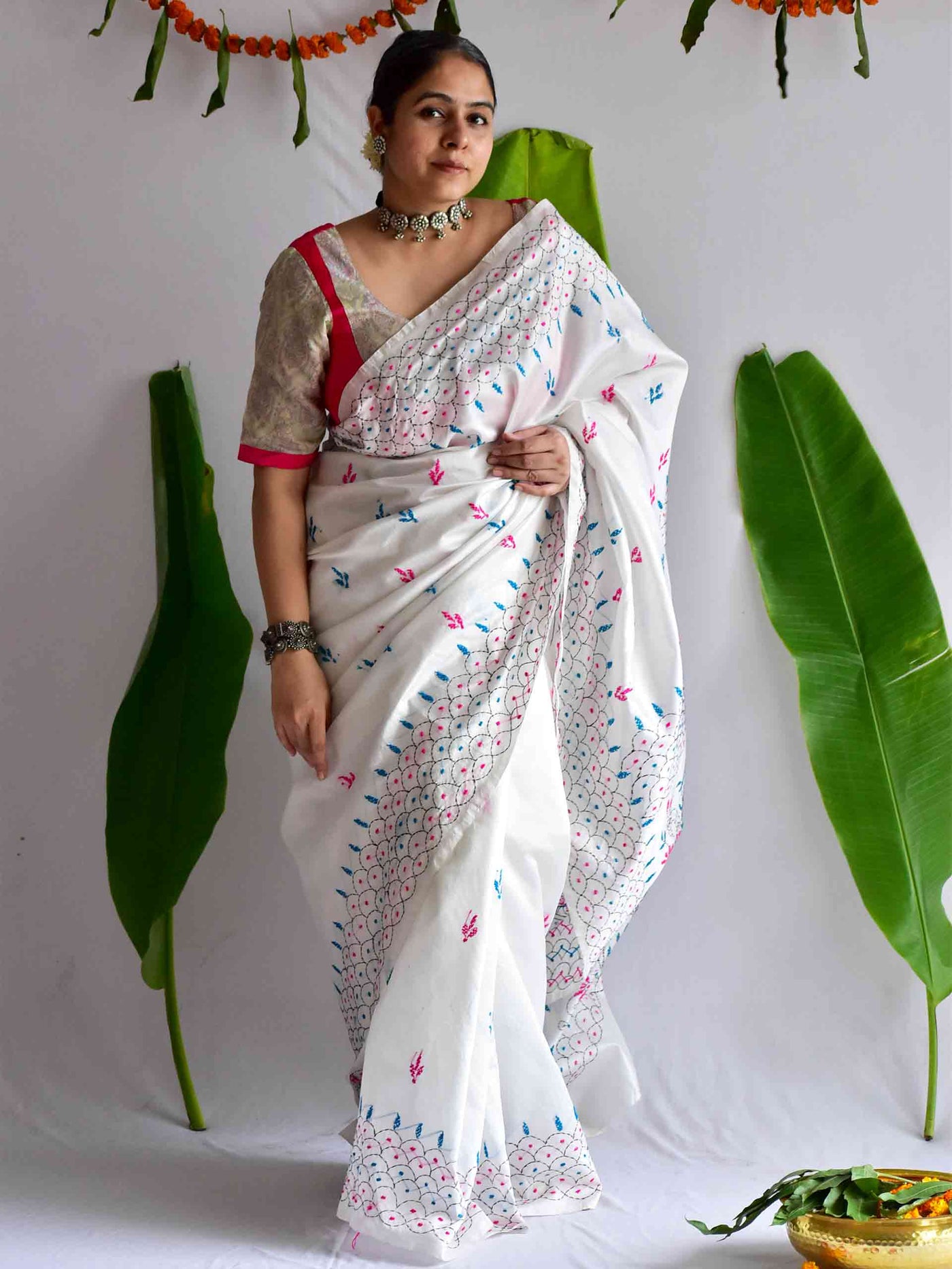 Buy Designer Indian Sarees Online - Sundraii Handmade