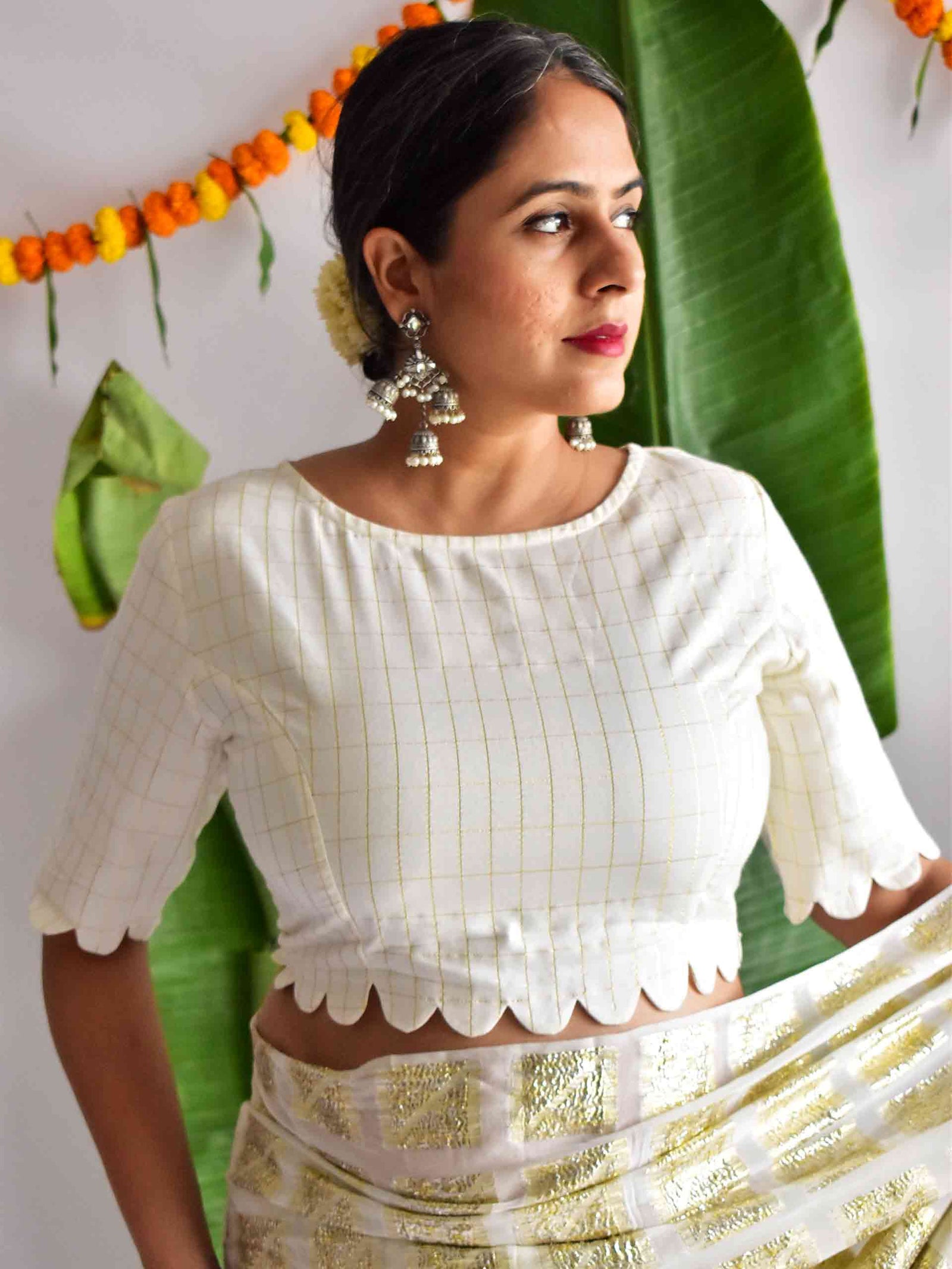 Trendy Indian Saree Blouses | Buy Readymade Cotton Blouse Online