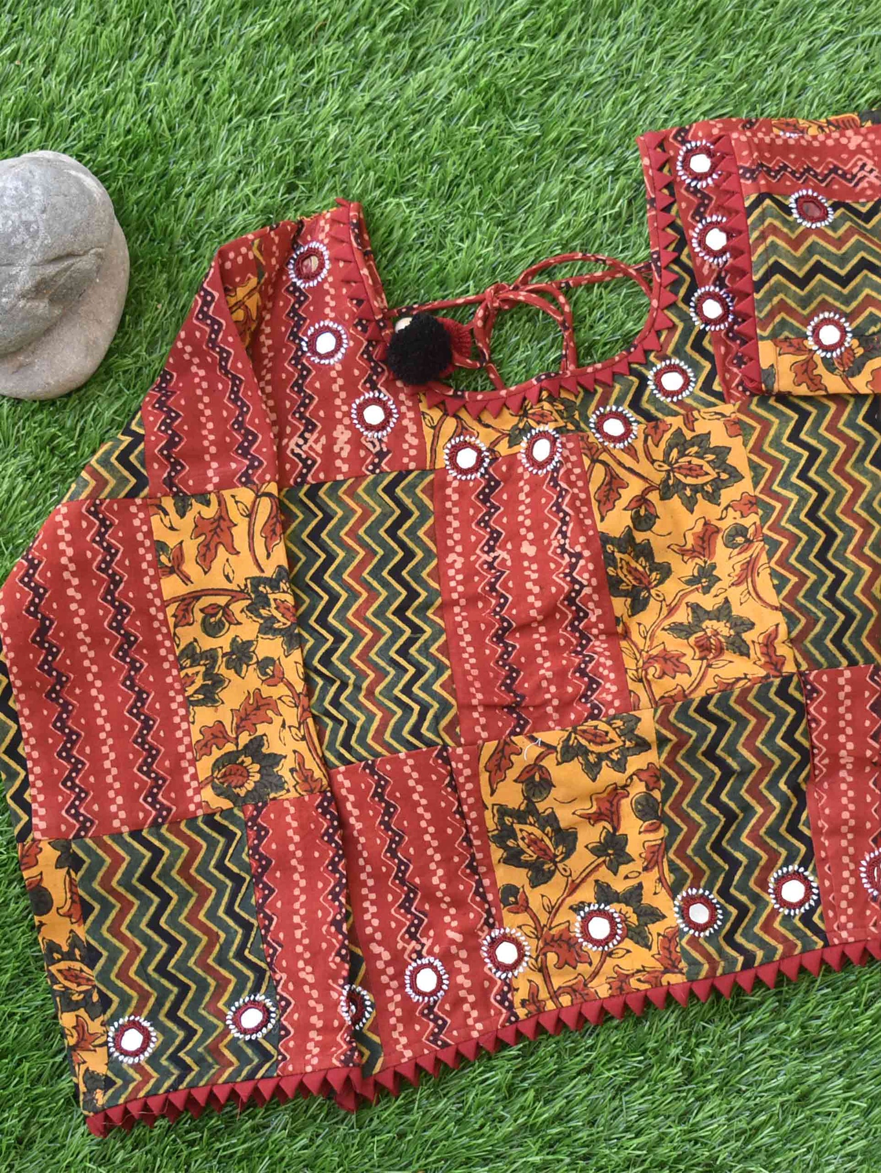 Buy Readymade Cotton Blouse Online | Blouses - Sundariihandmade.com