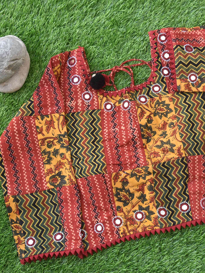 Buy Readymade Cotton Blouse Online | Blouses - Sundariihandmade.com