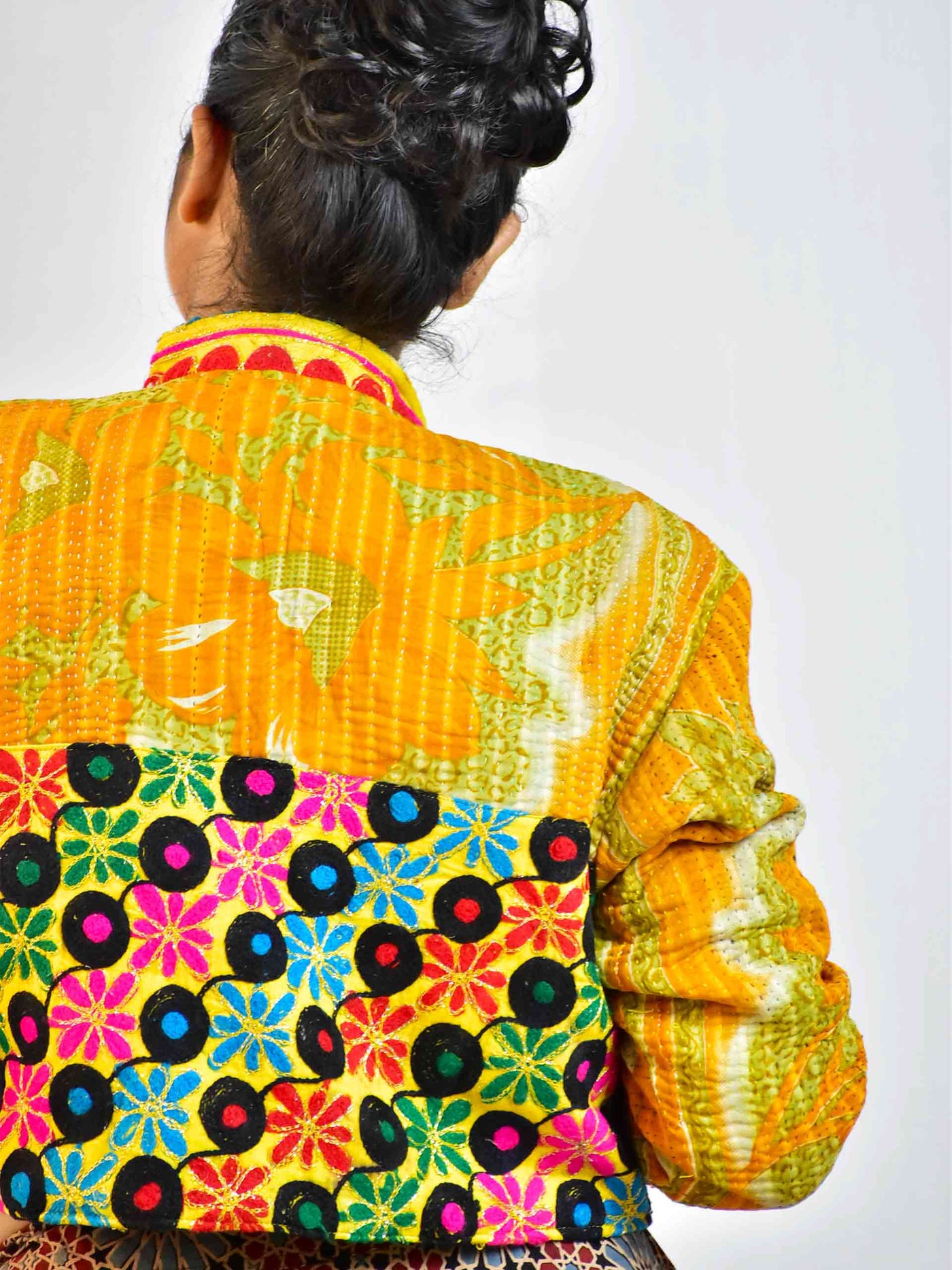 Reversible Mirror Work Quilted Jackets